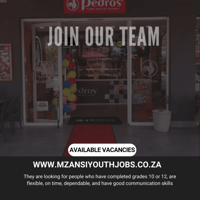 Mzansi Youth Jobs – Mzansi Youth Opportunities